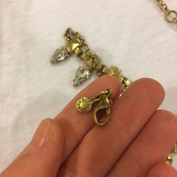 J. Crew | Jewelry | J Crew Necklace Gold And Studded Gems | Poshmark